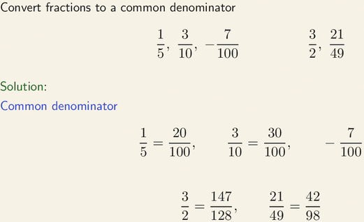 Exercise Find Common Denominator exercise-find-common-denominator